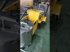 Driving Type Road Line Marking Machine Booster Short Turning Radius