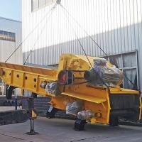 China HX4000 Mobile Pallet Wood Grinder - 160kW Power, 10-15 t/h Capacity with Iron Removal System for sale