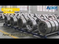 Stainless Steel Pellet Machine Ring Die 6mm Abrasion Resistance
