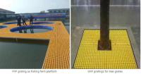 China FRP GRP Molded Grating Pultruded Multiple Grate / Grille Leakage Grid for sale