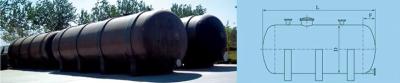China FRP GRP Vertica horizontal Tank HCl H2SO4 tank malic,tartaric,benzoic,acid Tank Concentrate Brine Tank chemical tank Grp for sale