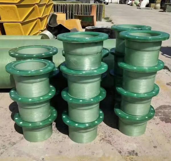 Quality Smooth FRP / GRP Flanges Corrosion Resistant Fiberglass Ventilation Flange for sale