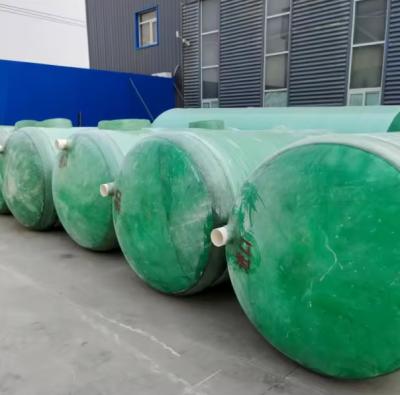 Cina Cisterna sotterranea GRP Frp Cisterna septica biologica per impianti di trattamento delle acque reflue da campeggio in vendita