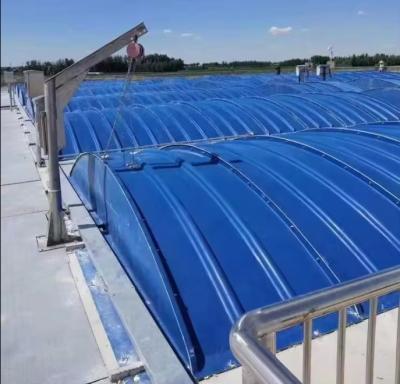 China Warmtebehoud FRP GRP Afvalwatertankbedekking Afvoerpoel Gasverzameling Kapbedekking Te koop