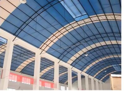 China Klasse A gladde regen FRP dekking plaat glasvezel afvalwater tank dekking gegolfde daktegel Te koop