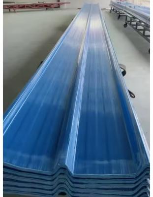 China Klasse A gladde regen FRP dekking plaat glasvezel afvalwater tank dekking gegolfde daktegel Te koop