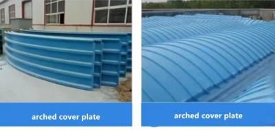 China Industriële FRP-dekplaat regendekplaat glasvezel gegolfd daktegelplaat Te koop