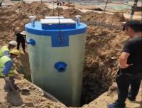 China Integrated Precast Pump Station FRP Underground Fully Automatic Sewage Pumping Station for sale