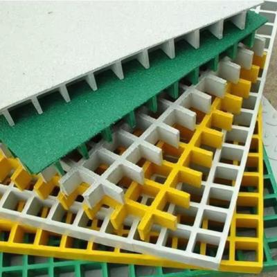 China GRP Landscaping Grids, Molded Frp Grating, Swimming Pool Overflow Grating Different Mesh Size Fiberglass Grating Floorin for sale