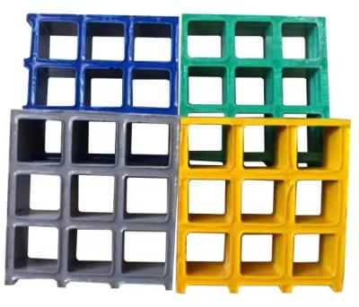 China Solar Power FRP Grating Panels Roof Top Walkways Plastic Floor Grating Sheet Panel for sale