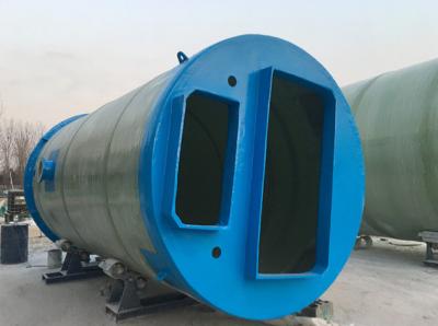 China 100m3/H Frp Água de chuva Esgoto Estações de bomba pré-fabricadas Estação de bomba de elevação integrada à venda