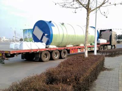 China 100m3/H Frp Água de chuva Esgoto Estações de bomba pré-fabricadas Estação de bomba de elevação integrada à venda
