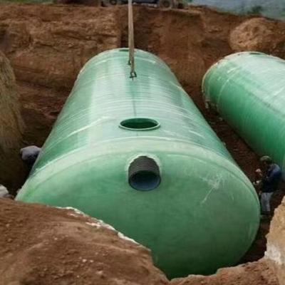 China Vessel Tank Core Components Customized FRP Septic Tank voor afvalverwijderingsoplossingen Te koop