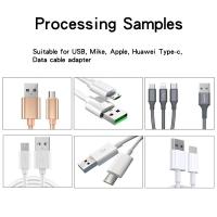 China USB Data Cable Glue Line Process Machine Easy Operation Semi Auto Cleaning Dispenser for sale