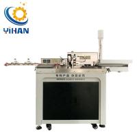 China Fully Automatic Double Head Soldering Machine YH- AC 220V 1300W Wire Cutting Stripping Tinning for sale
