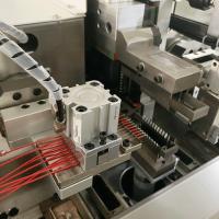 China Fully Automatic Double Head Soldering Machine YH- AC 220V 1300W Wire Cutting Stripping Tinning for sale