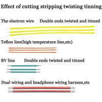 China Automatic Wire Cut Strip Twist Tinning Machine YH-SZ-02 Cutting Length 8mm-99999mm for sale