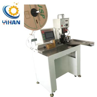 Cina Automatica 22AWG 2P 4P 6P 8P 10P 12P 20Pin Flat Ribbon Cable Terminal Crimping Machine in vendita