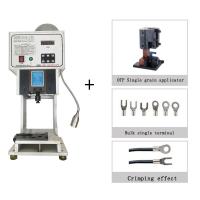 China Semiautomatic Compression Connector Terminal Crimping Machine 15KN 30mm Stroke for sale