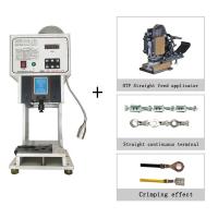 China Semiautomatic Compression Connector Terminal Crimping Machine 15KN 30mm Stroke for sale