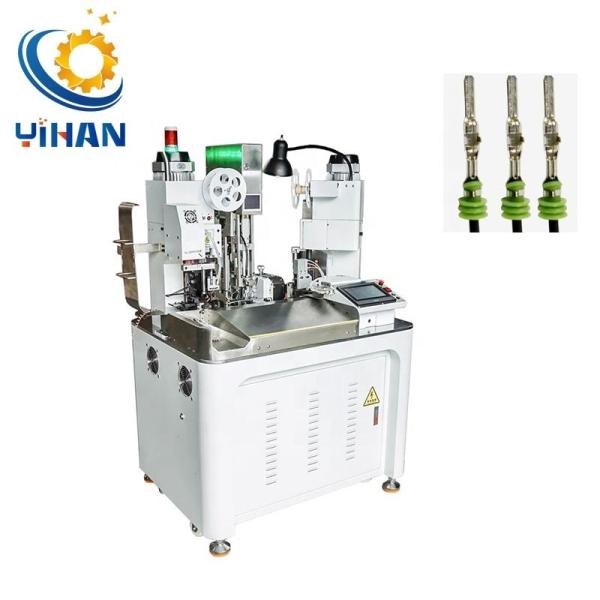 Quality YH-ST02S Fully Automatic Double Head Wire Cable Waterproof Seal Plug Inserting for sale