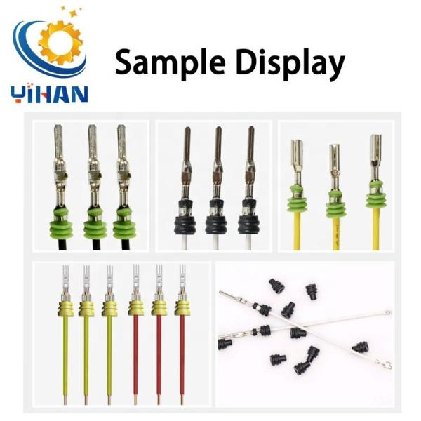 Quality YH-ST02S Fully Automatic Double Head Wire Cable Waterproof Seal Plug Inserting for sale