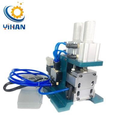 China YH-3F Pneumatic Wire Stripping Twisting Machine for Stripping Wire Range 32AWG-18AWG for sale
