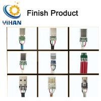China USB Cable Automatic Soldering Machine 1200-1500 Pcs/H Cutting Stripping for Type C Terminals for sale
