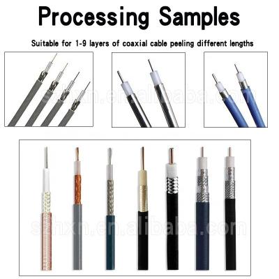 China YH-8023D Precision Coaxial Cable Wire Peeling Machine Stripping Machine Jumper Cable for sale