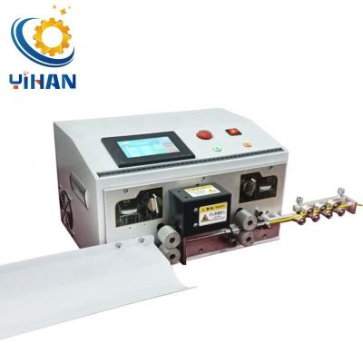 China Dubbeldraadkabel snijden schilpen strippen machine met hoge capaciteit en automatisering Te koop