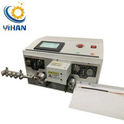 China Multi-Core kabeldraad stripper cutter machine met striplengte 0-100mm en 0-80mm Te koop