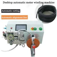 China Non-Standard Round Outer Diameter Desktop Type Automatic Meter Cutting Wire Winding Machine for sale