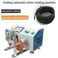 China Non-Standard Round Outer Diameter Desktop Type Automatic Meter Cutting Wire Winding Machine for sale