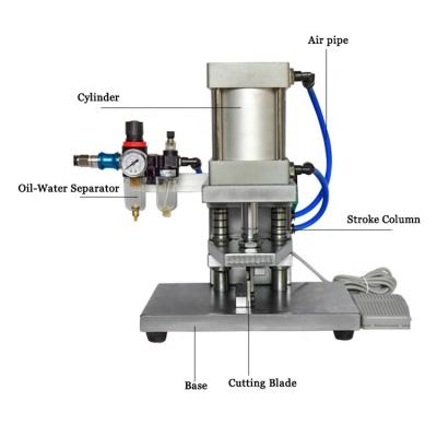 Cina Macchina per il taglio di fili di cavi pneumatici quadrati di grandi dimensioni per 10 a 150 mm2 di fili BVR a 50 tempi in vendita