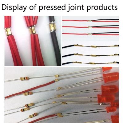 China Electrician Copper Strip Wire Crimping Splicing Machine with 30mm Crimping Stroke for sale