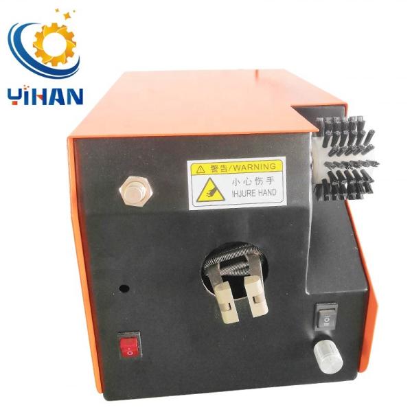 Quality 10W Motor Power Shielded Wire Brushing Machine with Braided Wire Reeling for sale