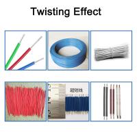 China High Speed 2 Lines Wire Cutting Stripping Twisting Machine 0.1-2.5mm2 2500-4000 pcs/h for sale