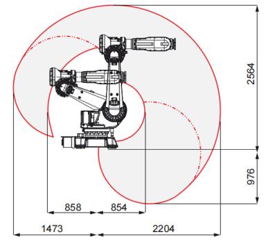 Chine IRB 6620 Abb bras robotisé à vendre