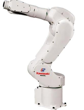 Kawasaki Robot Arm RS003N use  for handling, loading and unloading, gluing