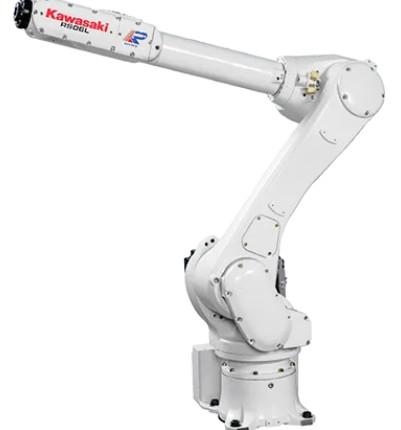 Kawasaki Robot Arm RS003N use  for handling, loading and unloading, gluing