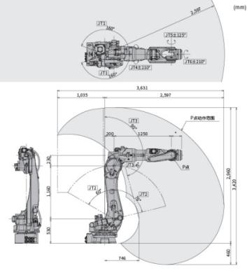 Cina Produrre robot Kawasaki BX165L impermeabile è ampiamente in assemblaggio in vendita