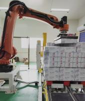 China Palletizing Operations With Robot Pallet Stacking  Repeatability Combination for sale