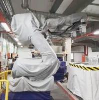 China Custom Robot Protective Clothing Waterproof Dustproof Anti-static for Spraying Welding Palletizing for sale