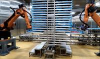 China Palletizing Machine KUKA KR60 Ceiling  Solution For Packaging for sale