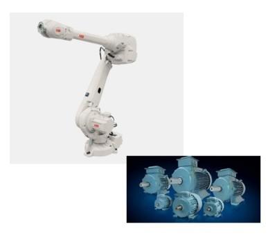 Cina Abb Irb 4600 Peso 445 kg Carico utile 45 kg Robot industriale Industria in vendita