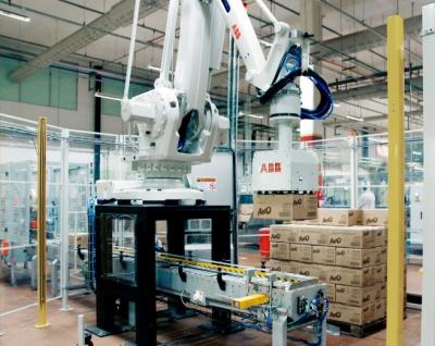 China 4 Achse IRB 660 180 3.15 Anwendungen von Palettierrobot-Verpackungen zu verkaufen