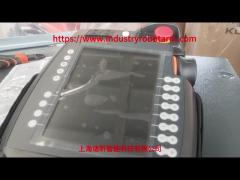 Touch-kleurenscherm Kuka Smartpad 2 aangepast met verlengsnoer 5m