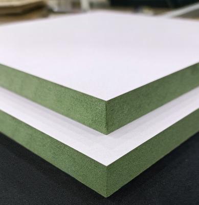 China HDF Prelaminated Mdf Board 18mm White Melamine Faced MDF Sheet for sale