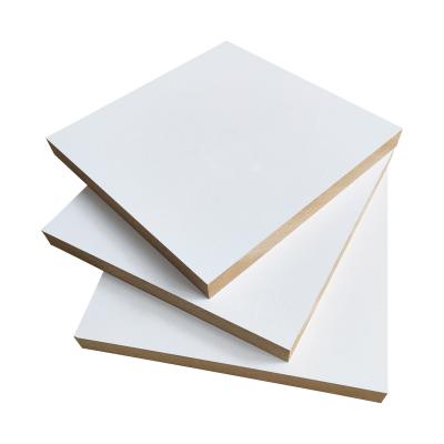 China Double Faced 18mm White Melamine Faced MDF Board 2440mm X 1220mm for sale