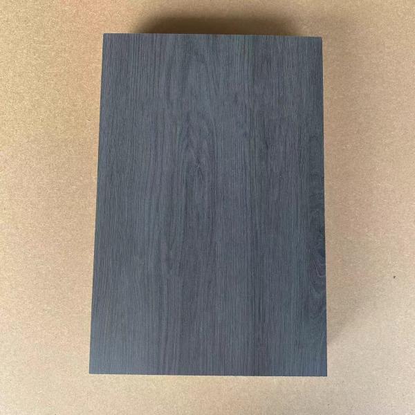 Quality 12mm 18mm Black Melamine MDF Sheets Flexible Wood Grain HDF MDF Board for sale